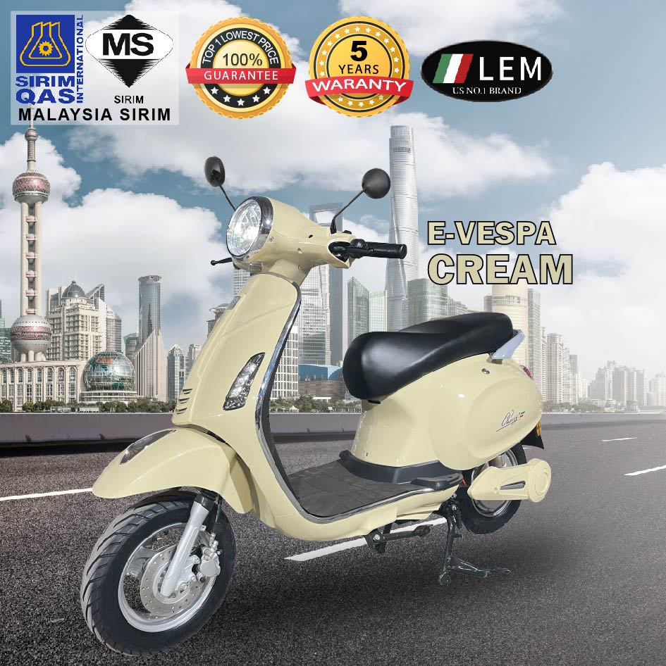 ★LEM★ NEW !!! E-Vespa - electric bike/electric scooter | Shopee Malaysia