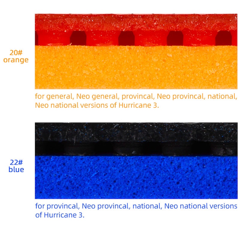 DHS Hurricane 3 NEO Provincal Table Tennis Rubber Professional Tacky ...