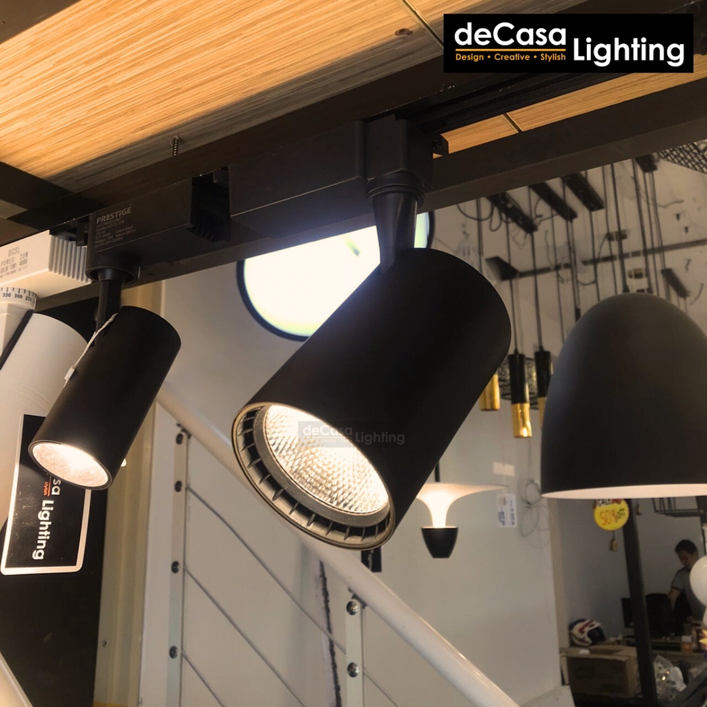Decasa Lighting Single Spotlight Rail Track Tenjo Black Color Lighting ...