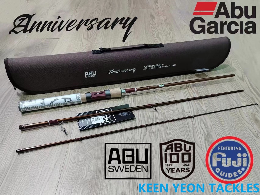 ABU GARCIA 100 YEARS ANNIVERSARY SPECIAL EDITION TRAVEL ROD | Shopee ...