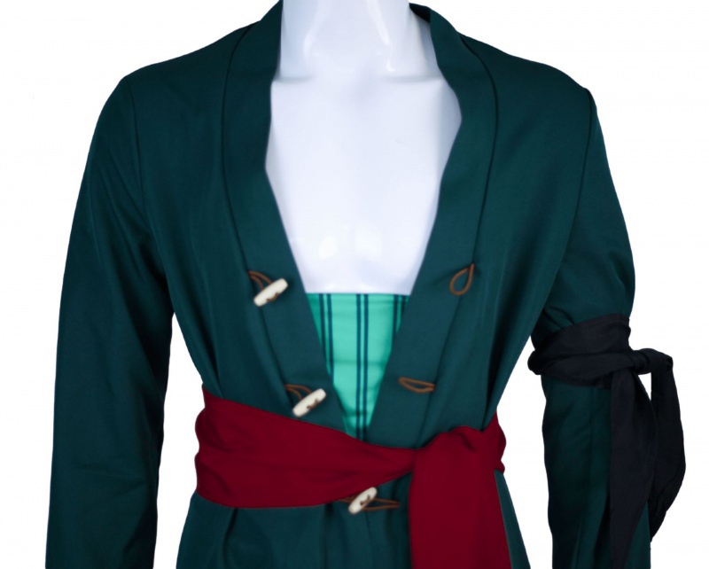 【IN Stock】Roronoa Zoro Cosplay Costume Anime Zoro Roronoa Outfit Green ...