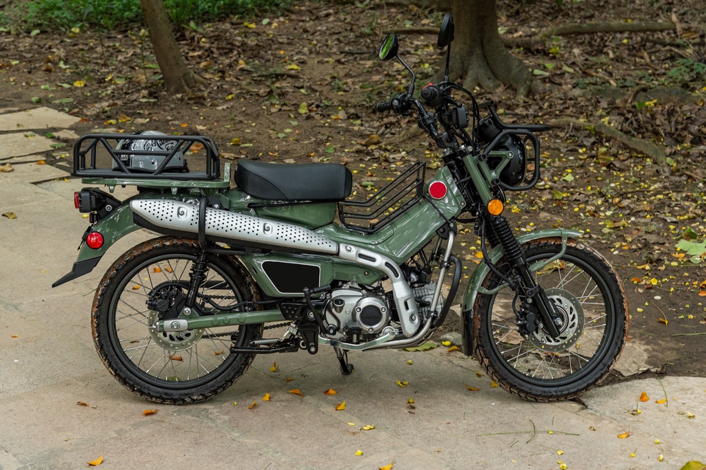 LJBKOALL CT125 2023 2024 Crash Bar Body Bumper Protective Rod for Honda ...