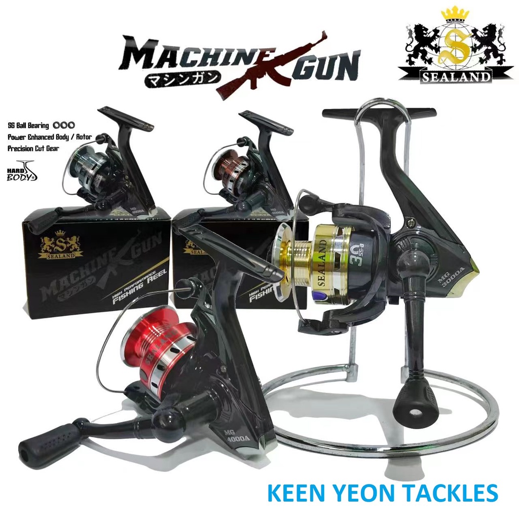 SEALAND MACHINE GUN SPINNING REEL (RANDOM COLOR) | Shopee Malaysia