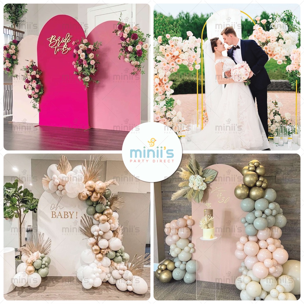 MINIIS PARTY Arch Stand Wedding Arch Backdrop Stand Arch Backdrop Cover ...