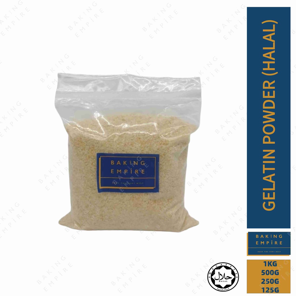 Gelatin Powder ( Halal) 1kg / 500g / 250g / 125g | Shopee Malaysia