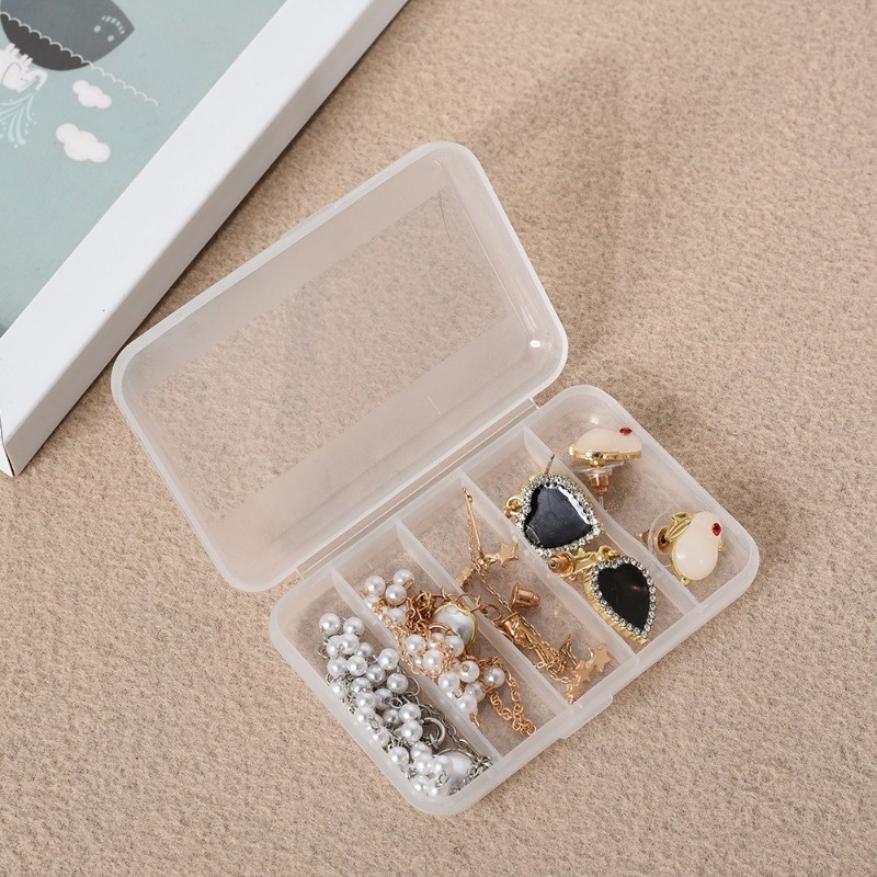 Portable Transparent Small Object Storage Box / Mini Travel Dust-Proof ...