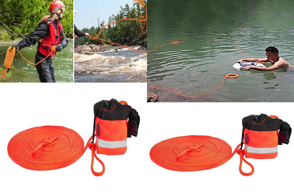 [Ma] Floating Lifesaving Rope Reflective Design Professional Rescue Aid ...