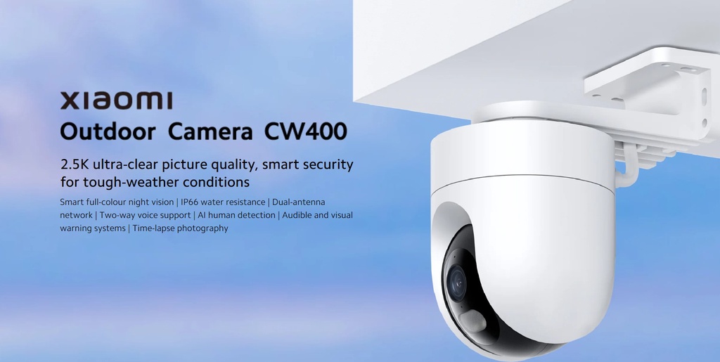 Xiaomi CCTV Outdoor CW300 / CW400 | 2K Ultra HD | IP 66 Water ...