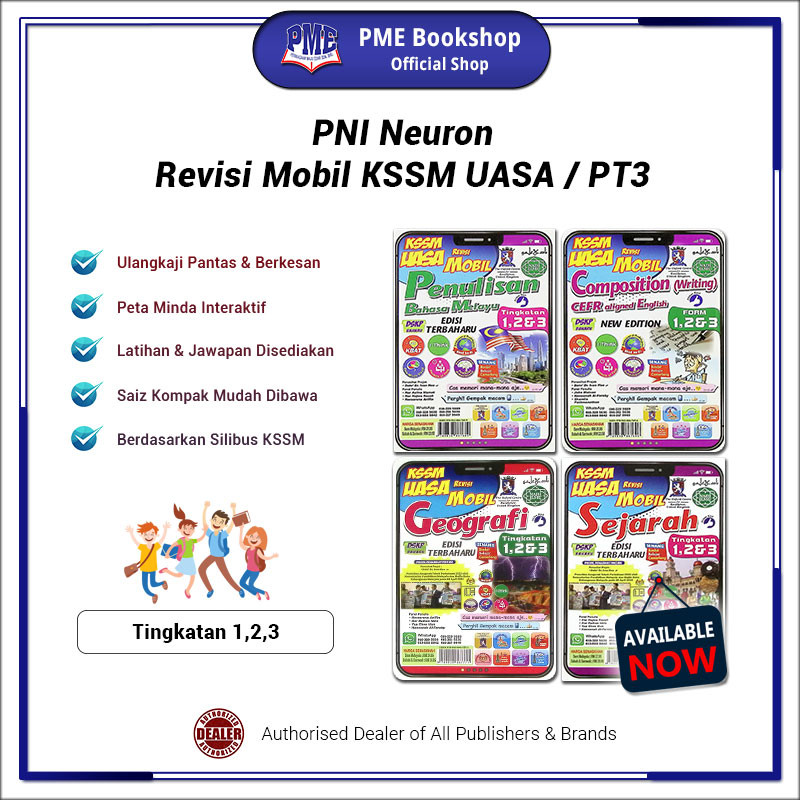 【PME Bookshop】 PNI Neuron: Revisi Mobil KSSM UASA / PT3 Tingkatan 1,2,3 ...