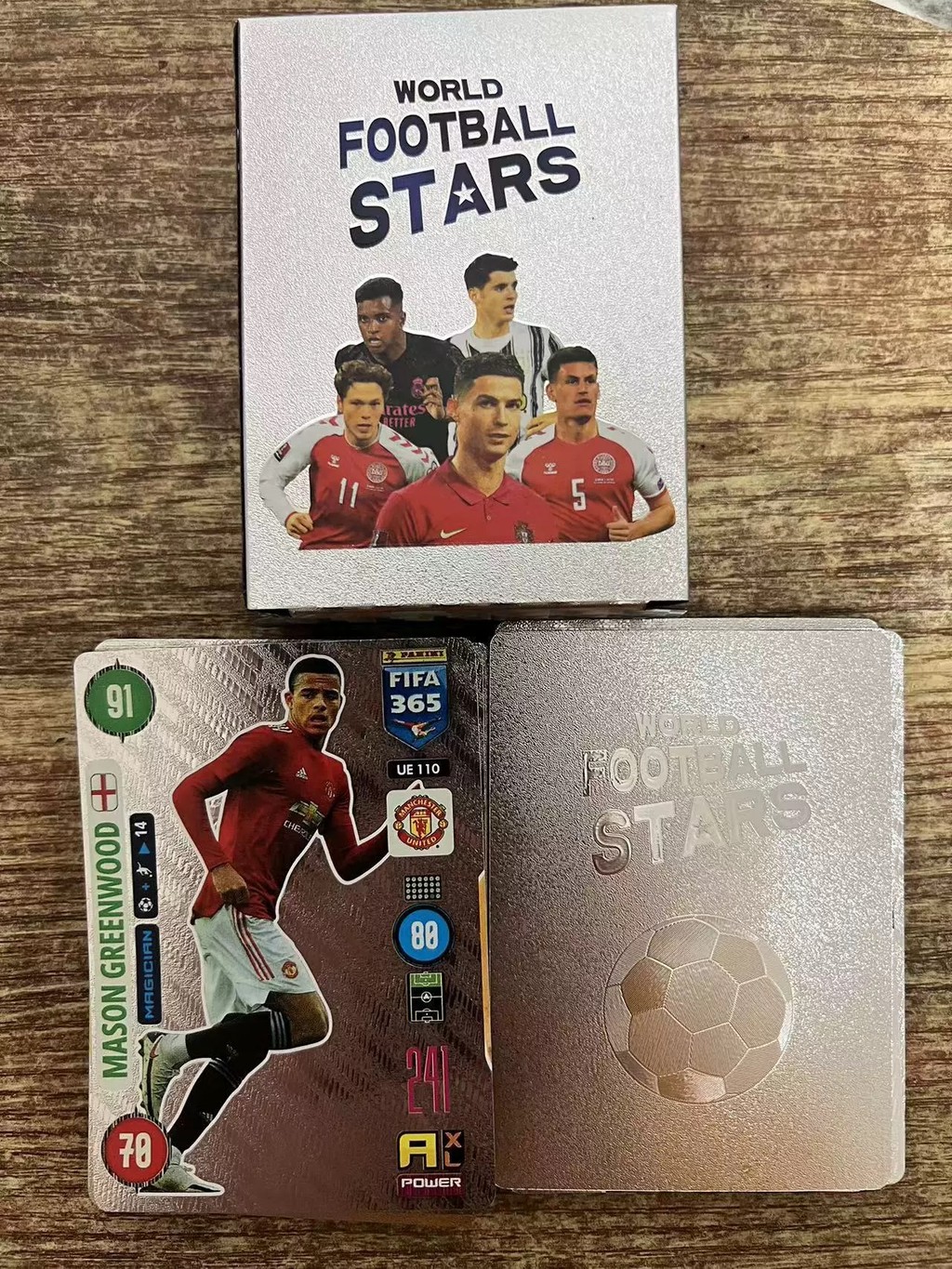 54PCS Football COD Stars Gold Card Premier League LLORIS RONALDO KANTE ...