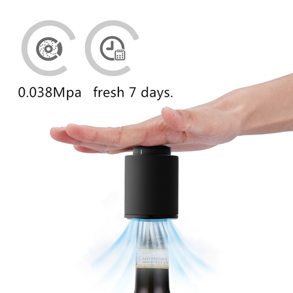 Wine Stopper Stainless Steel Vacuum Memory Wine Stopper Electric ...