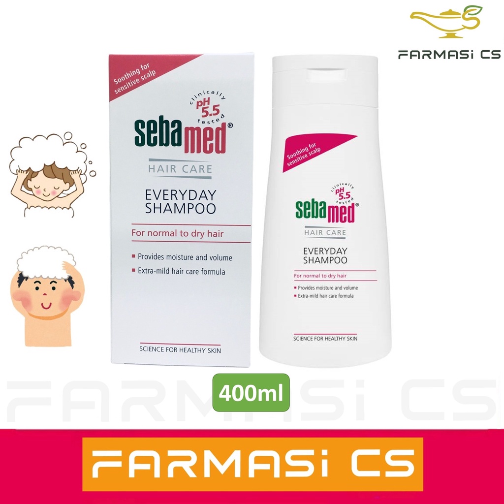 Sebamed Everyday Shampoo 400ml DATE [ 100% soap and alkali-free, gentle ...