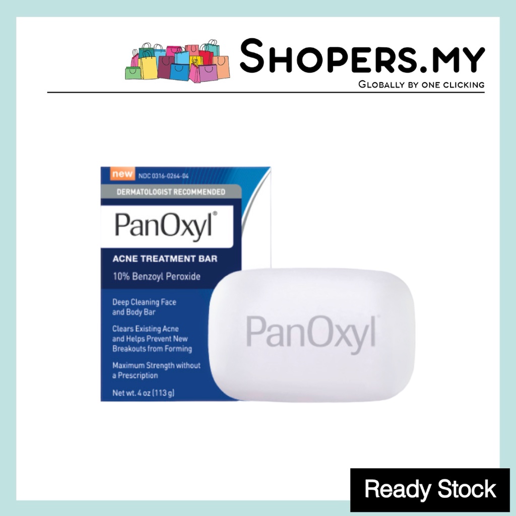 PanOxyl Acne Treatment Bar, 10% Benzoyl Peroxide | Shopee Malaysia