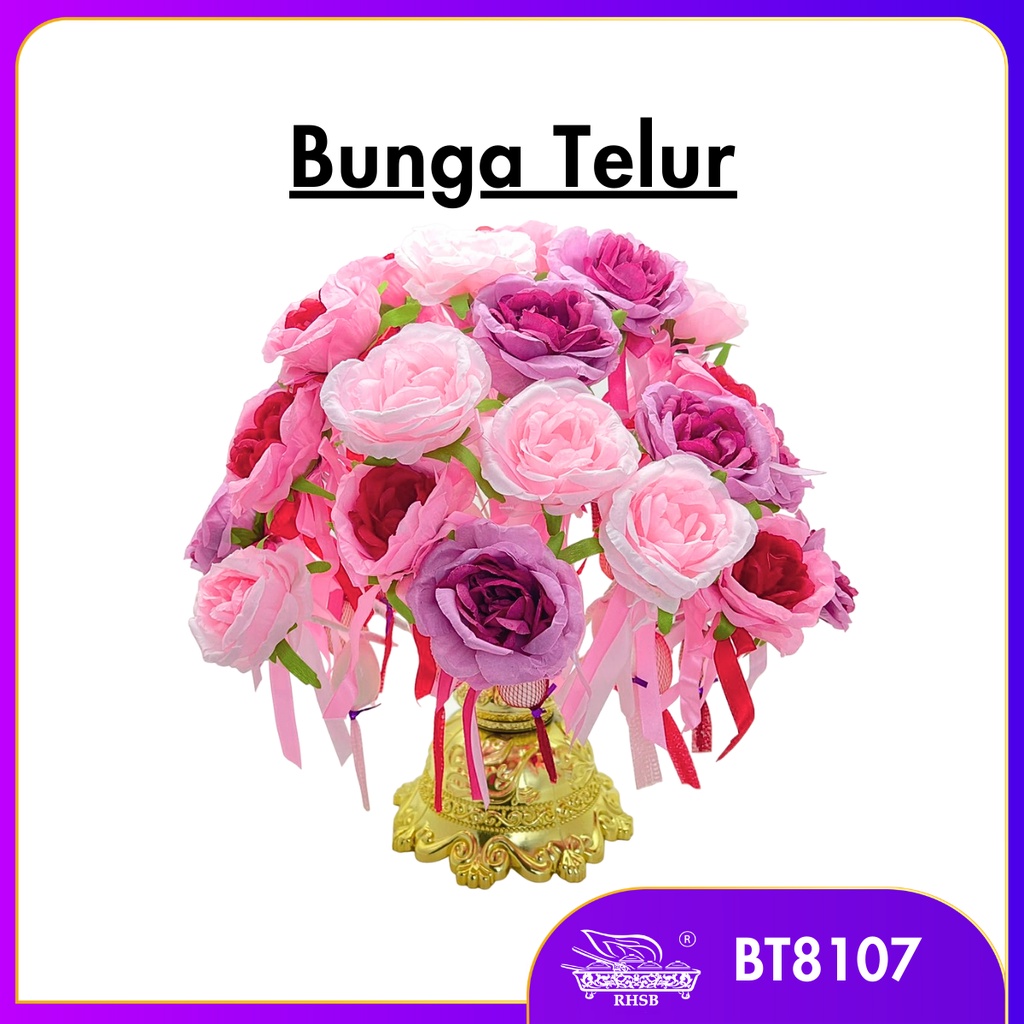 50pcs PREMIUM BUNGA TELUR PEONY / BUNGA TELUR / BUNGA TELUR MURAH ...