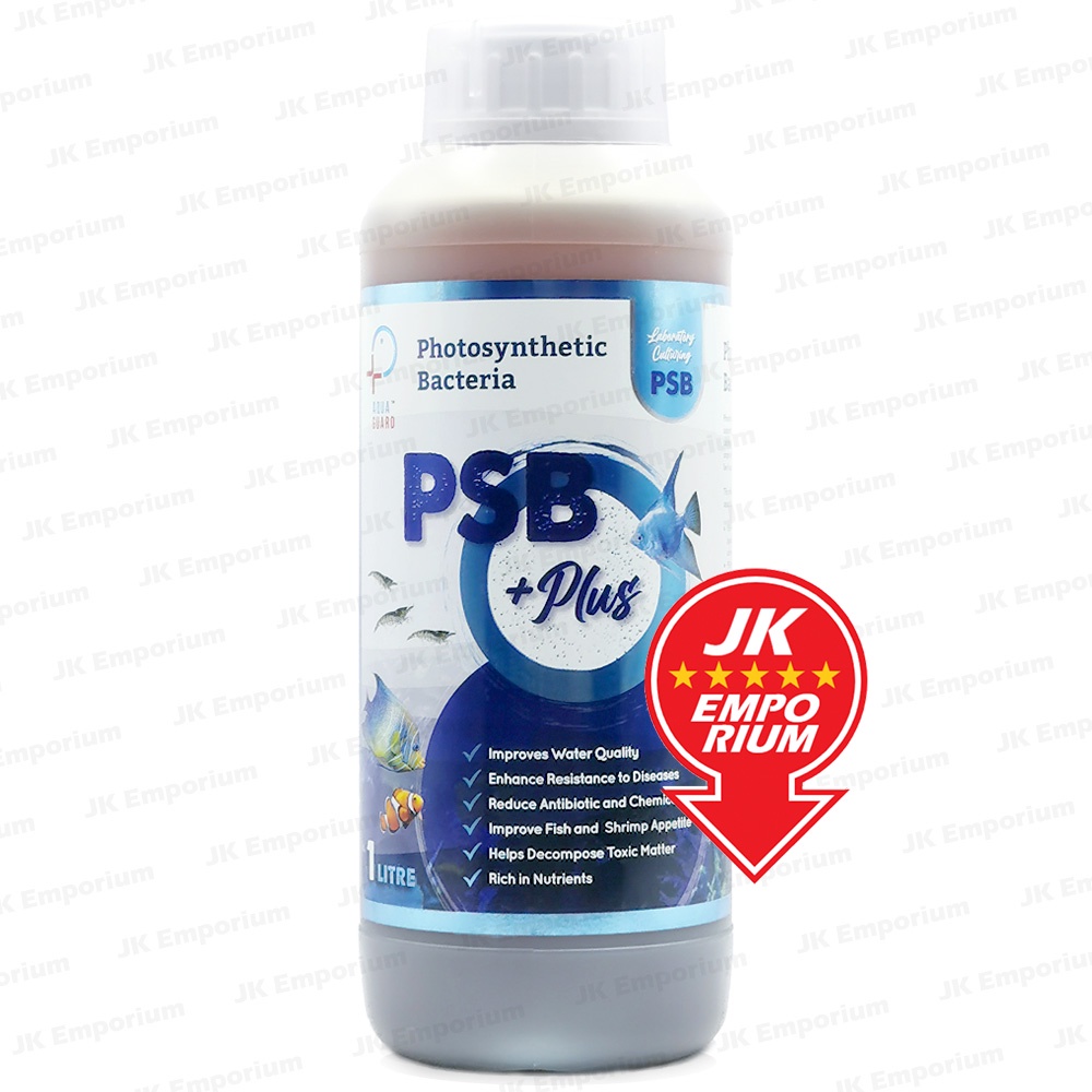 Aqua Guard PSB +Plus Beneficial Photosynthetic Nitrifying Bacteria BB Murah Akuarium Fish Tank ...