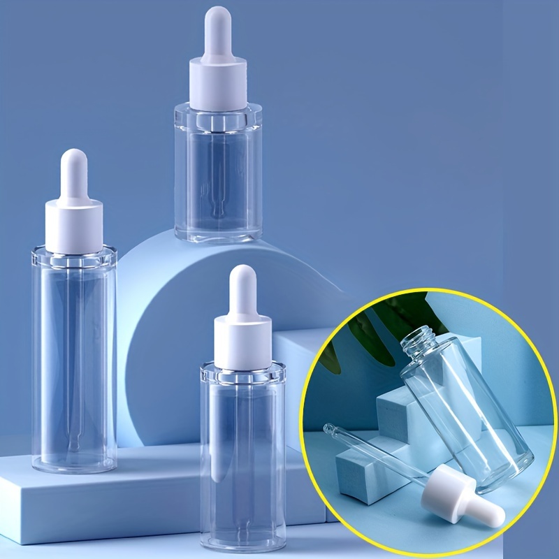 30ml 50ml Dropper Travel Sub-bottling PET Bottle Clear Oil Bottle ...