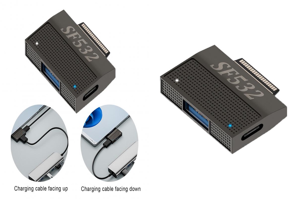 SOU_ Usb Adapter Hub Adapter Fast Charging Usb Converter for Surface ...