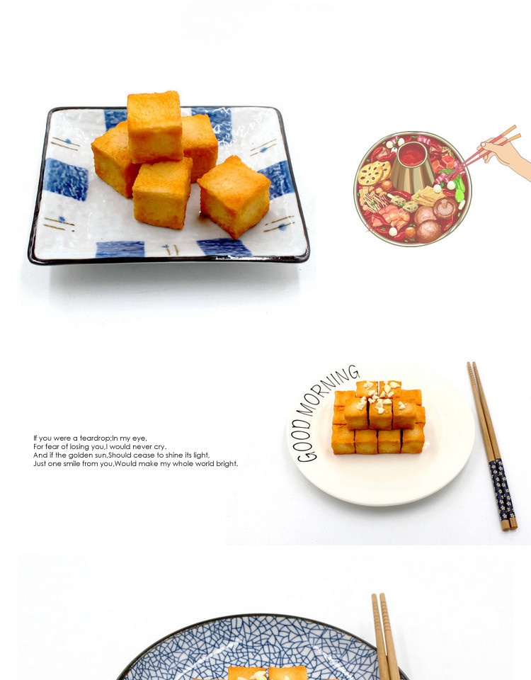 Artificial Fish Tofu Hot Pot Food Barbecue Model Fake PVC Meatballs ...