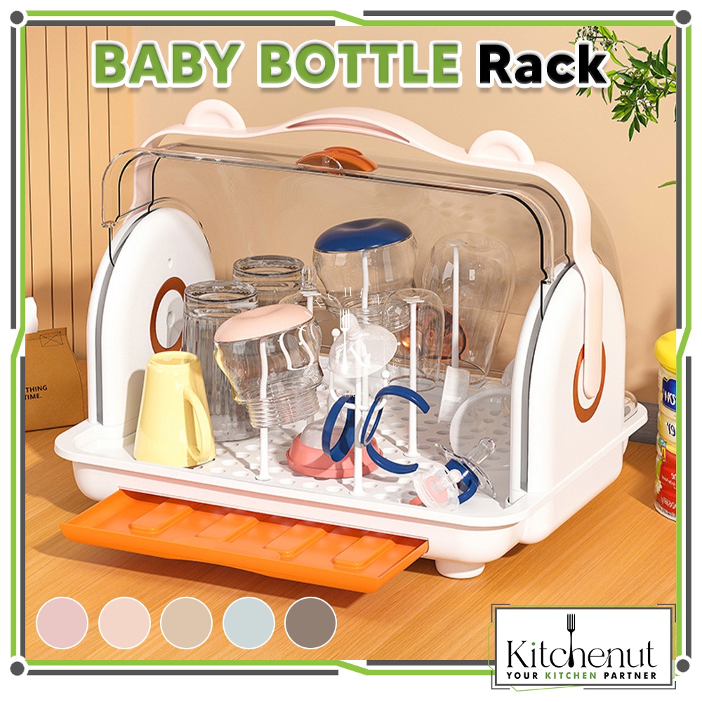 KItchenut Multipurpose Cup Drainer Milk Bottle Rack Bottle Storage ...