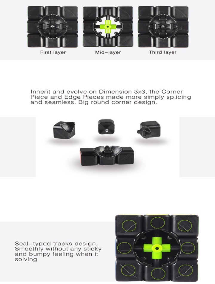 Qiyi Original Bundle 2x2 3x3 Skewb Megaminx 3x3 Pyramid Rubix Magic ...