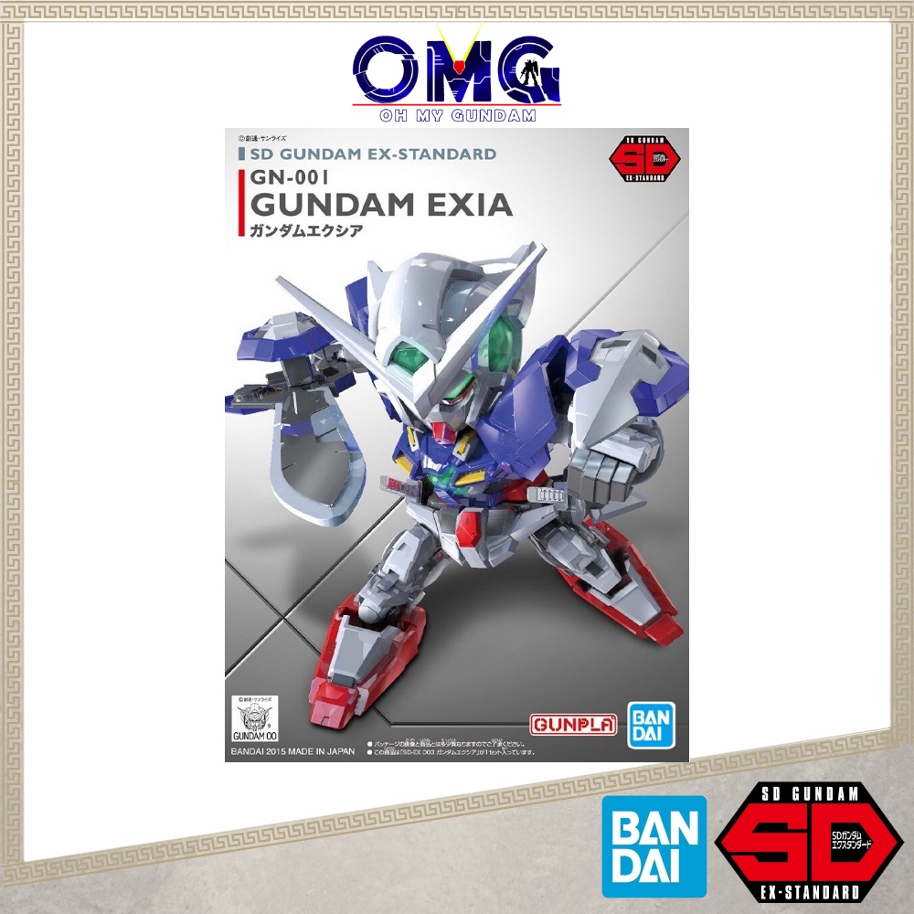 Bandai Gundam SD Exia Gundam 65617 57599 02753 GN-001 Exia SD EX ...