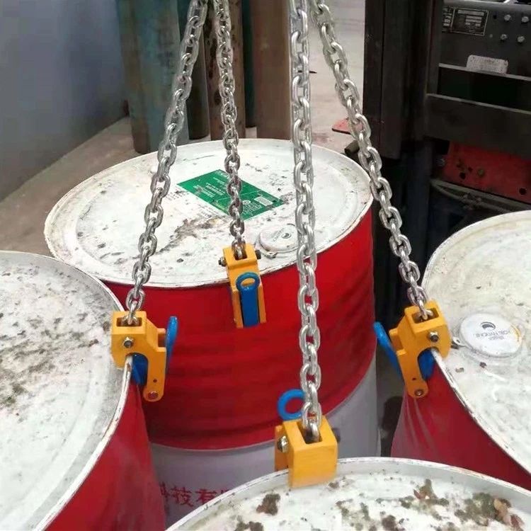 Oil Drum Tongs Forklift Special Oil Bucket Pliers Lifting Spreader Iron ...