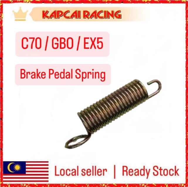 Brake Pedal Spring Brek Pedal Kaki Break Batang Brek Besi Spring Honda EX5 Lama HP High Power ...