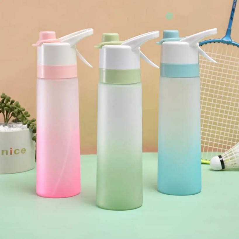 650ML Botol Air Spray Large-capacity Gradient Water Cup High-value Dual ...