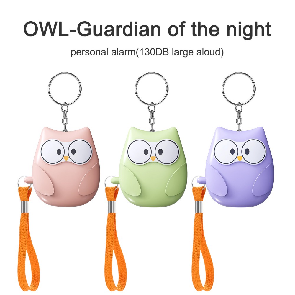 New Cute Owl Alarm Outdoor Portable Personal Self Defense Alarm ...