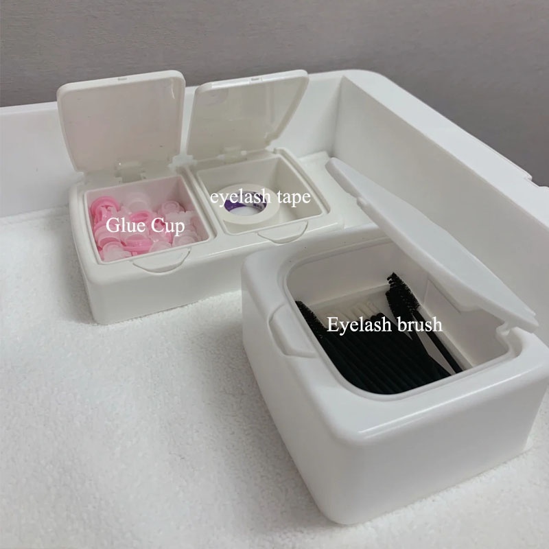 Multi-functional Eyelash Tool Storage Cart 3-tier Plastic Rolling ...