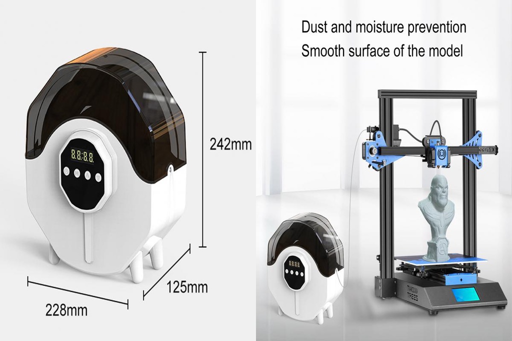 HUARMEY 3d Filament Drying Box 360-degree Heating Filament Dryer 360 ...