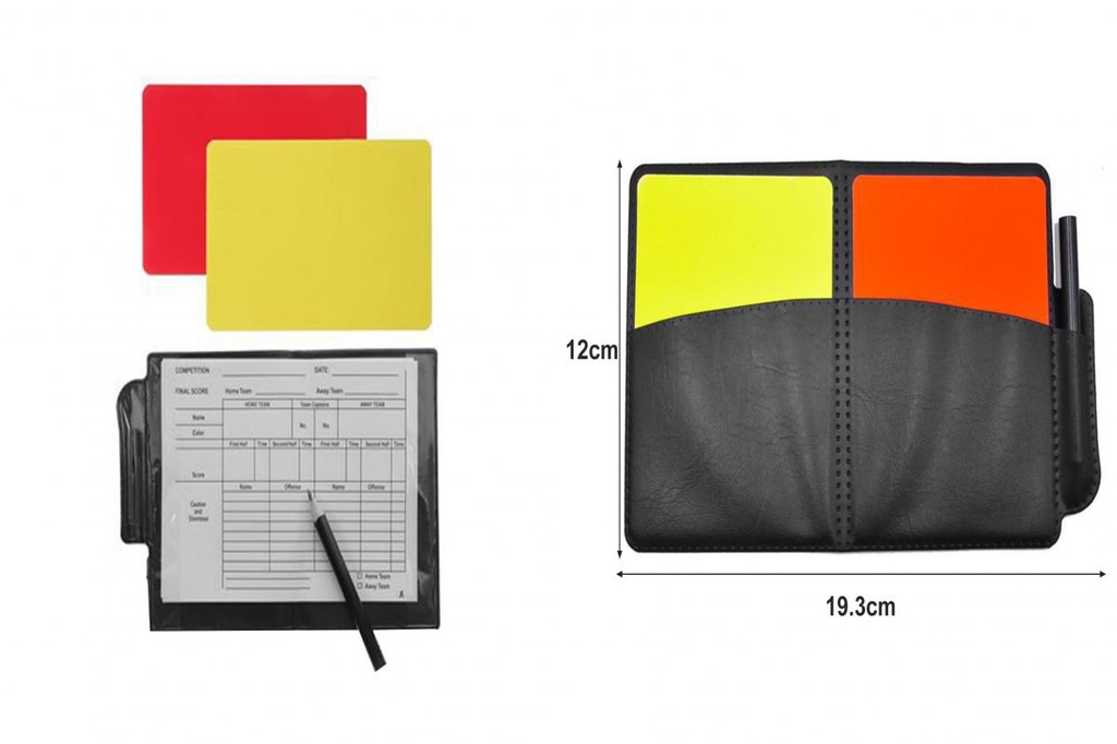 SPM Soccer Yellow Card Professional Football Referee Cards Set Red ...