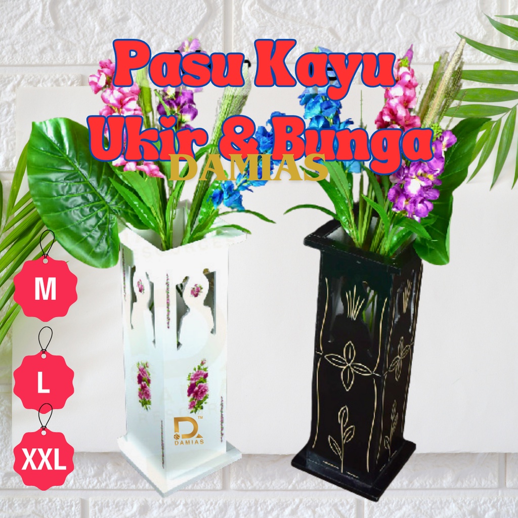 Perabut Dan Hiasan Vantage 015 PASU BUNGA KAYU M | Shopee Malaysia