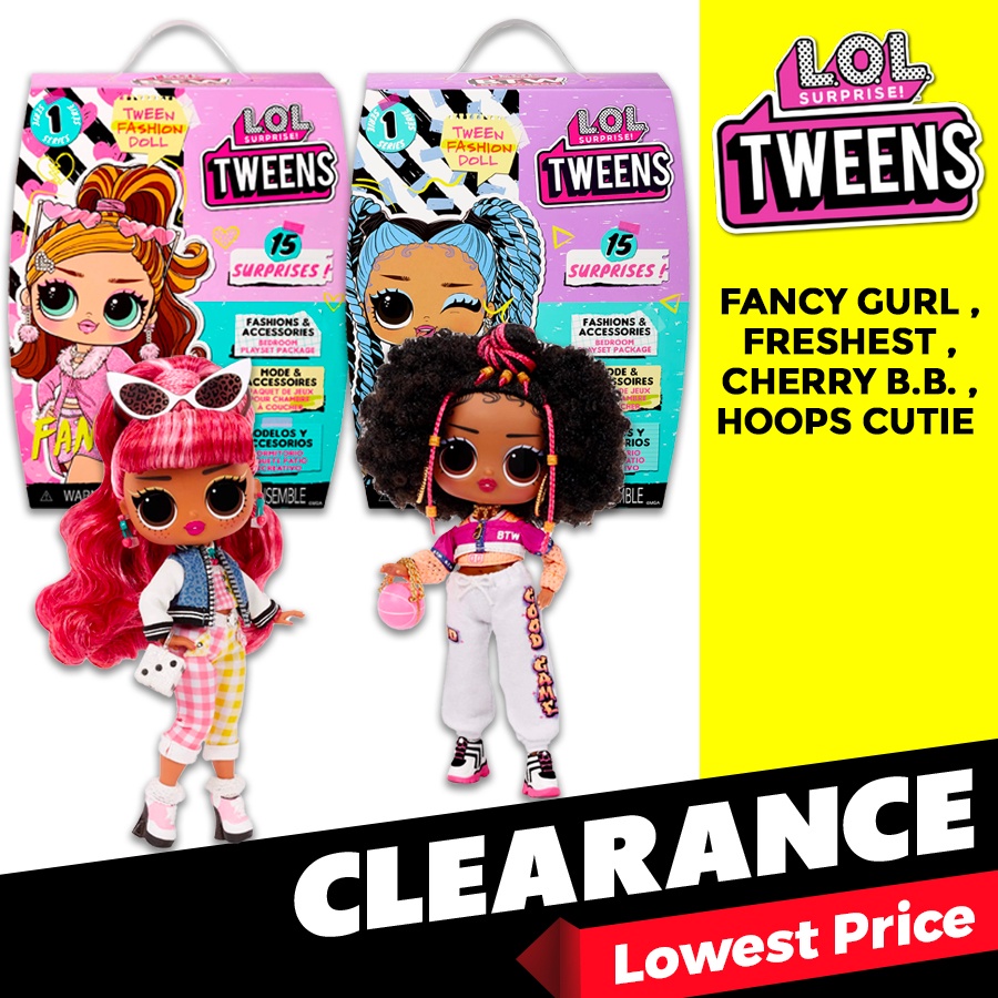 Original LOL Surprise OMG Tween Series 1 Hoops Cutie Fancy Gurl Cherry B.B. Freshest Fashion ...