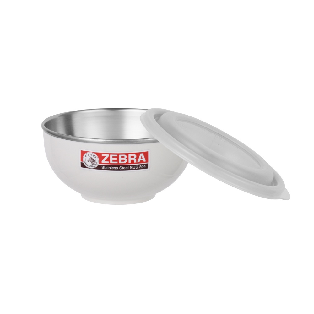 Zebra Bowl With Plastic Lid (11cm) | Shopee Malaysia
