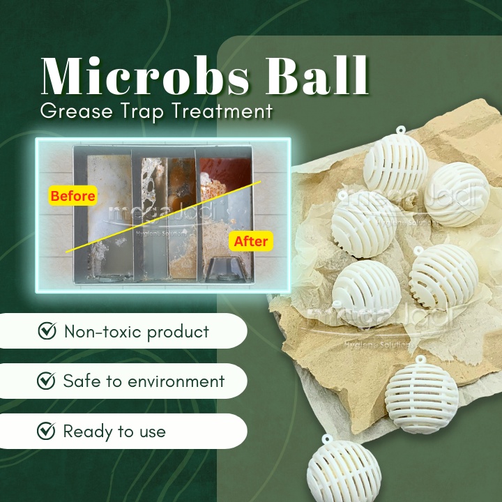 Microbs Ball Grease Trap Enzyme Enzim Perangkap Minyak | Shopee Malaysia