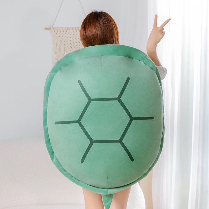 60-130cm Turtle Shell Plush Toy Wearable Sleeping Bags Pillow Clothes ...