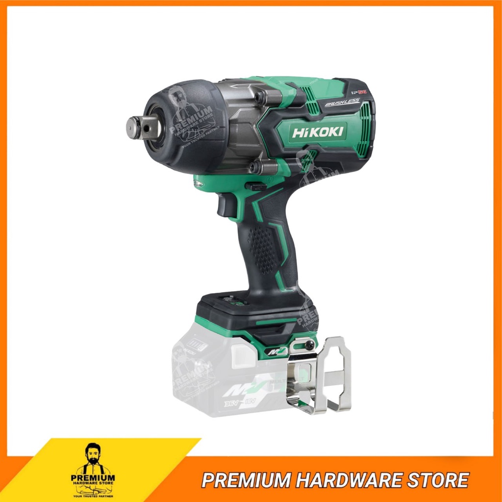 HIKOKI Multi Volt Cordless Impact Wrench WR36DA Bare Unit Cordless ...