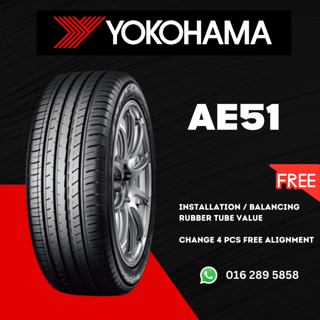 YOKOHMA AE51 235/50R18 2355018 Made in Japan Vellfire Alphard Tayar tire tyre MPV jepun | Shopee ...