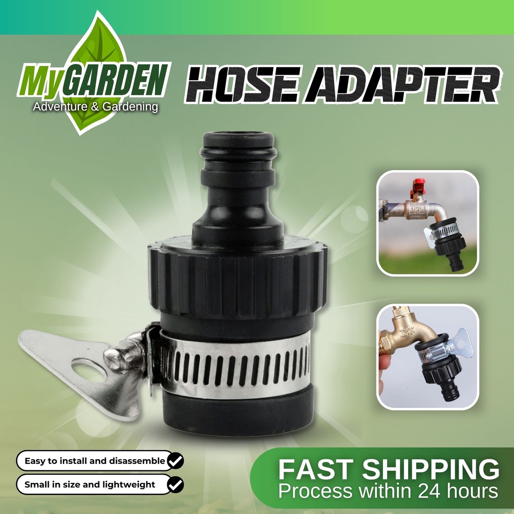 Hose Adapter With Hose Clip Durable Water Hose Connector Multi Tap ...