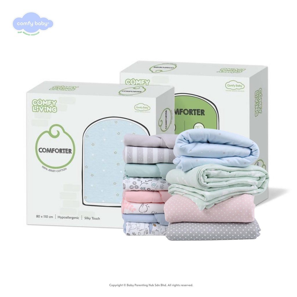Comfy Living Baby Pure Cotton Comforter Blanket | Shopee Malaysia
