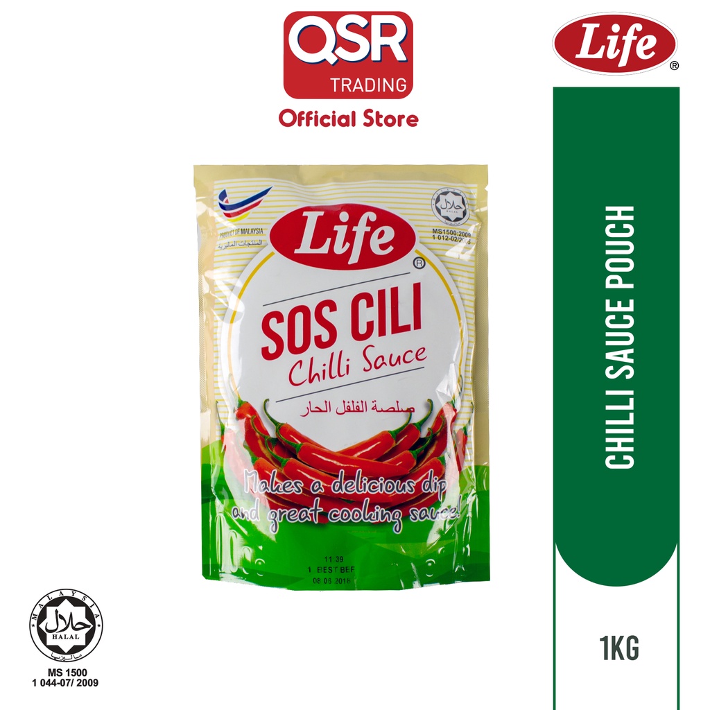 LIFE Chilli Sauce Pouch (1kg) | Shopee Malaysia