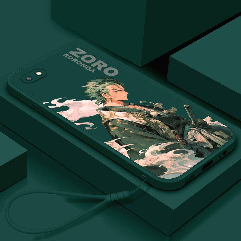 Casing Redmi 4A 5A 5 Plus 6A 6 Pro 7 7A Cartoon Anime one piece Zoro ...