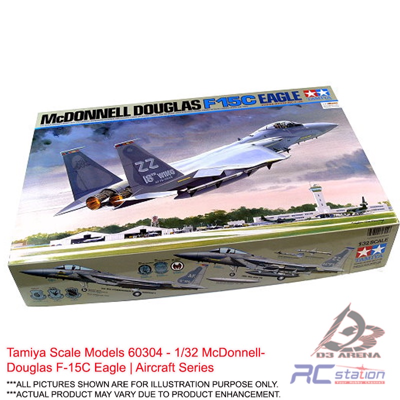 Tamiya Scale Models #60304 - 1/32 McDonnell-Douglas F-15C Eagle ...