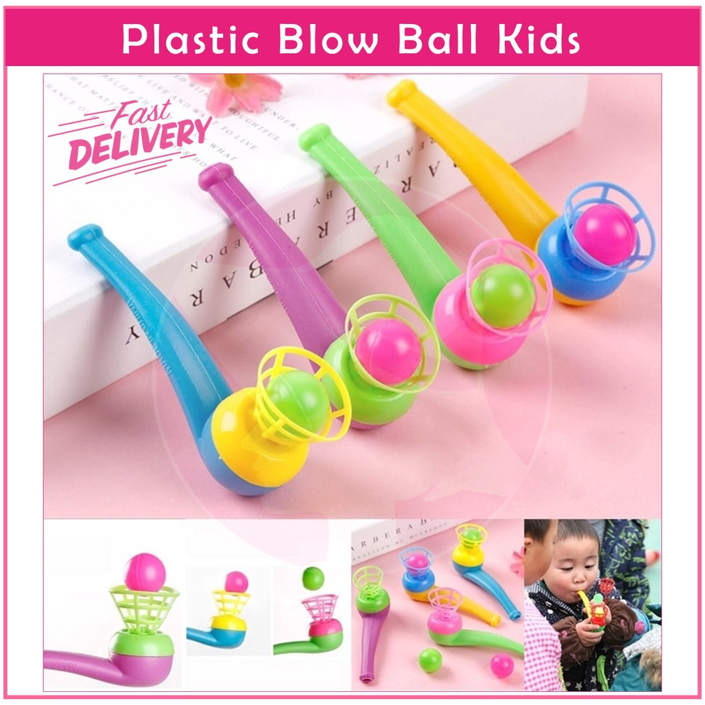 Plastic Blow Ball Suspension Ball Toys Baby Kids Creativity Traditional ...