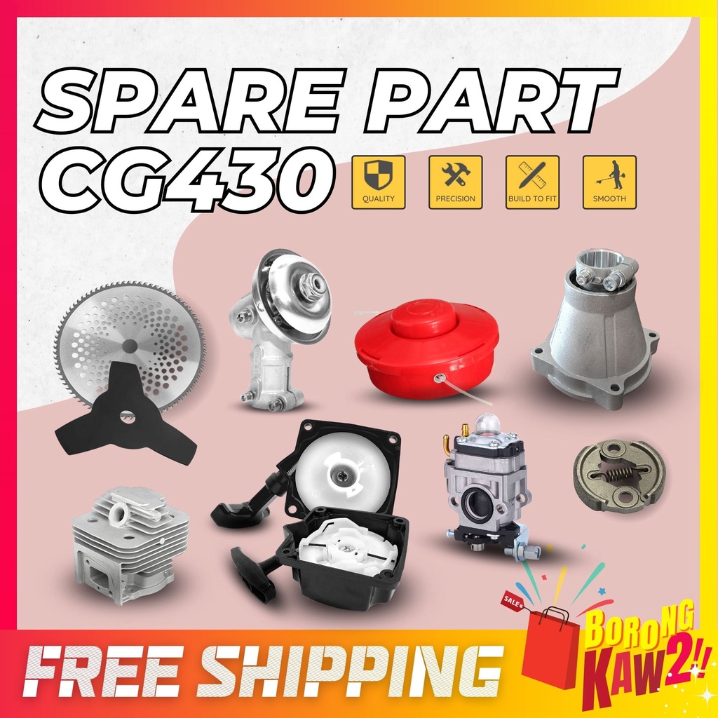 Spare Part Brush Cutter Trimmer Engine Fit Carburetor Long Blade Gear ...