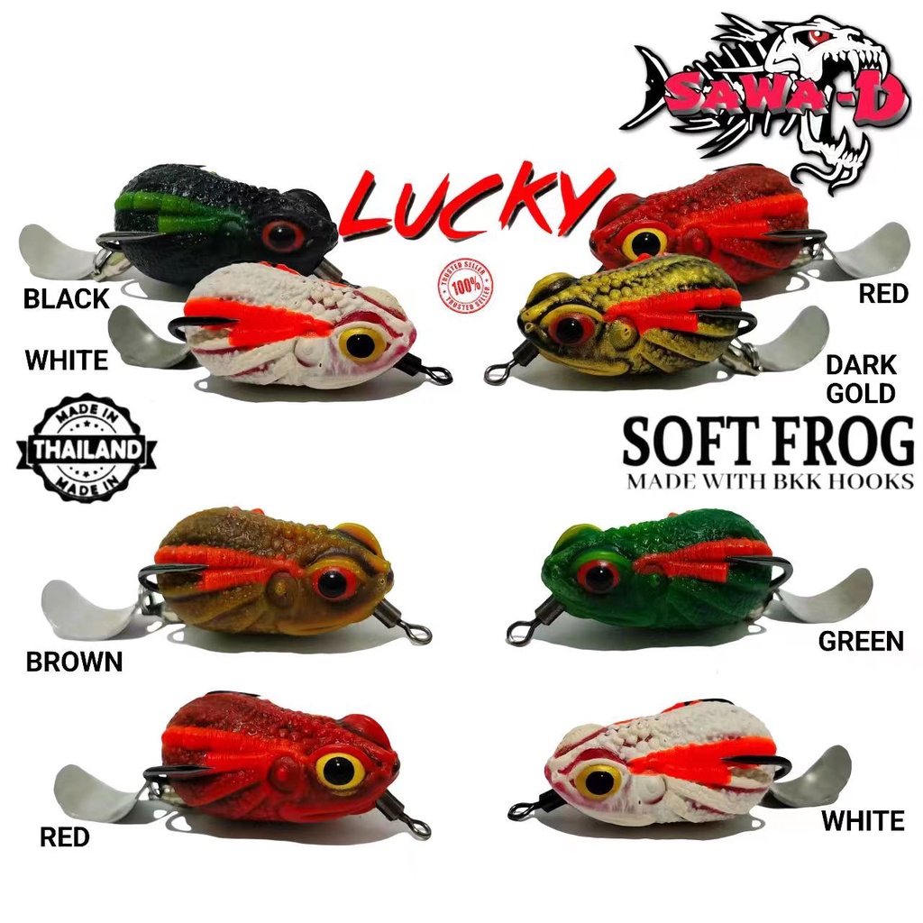 SAWA-D LUCKY SOFT FROG (made in THAILAND) | Shopee Malaysia