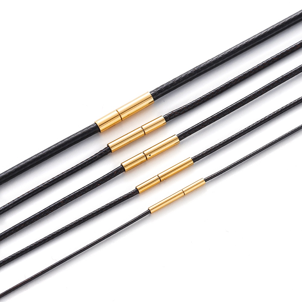 St. kunkka 45-60cm Women's Leather Necklace Men's Leather Rope Wax Rope ...