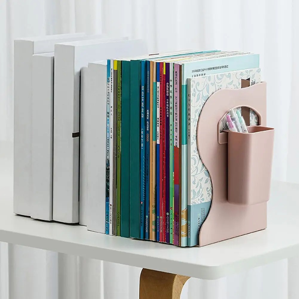 Retractable Bookends For Shelves Book Support Stand Set Adjustable ...