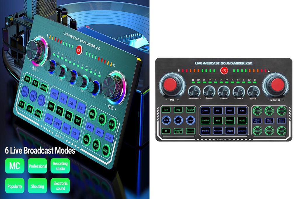 [Ready stock] X50 Sound Card Professional Tuning Stable Performance ...